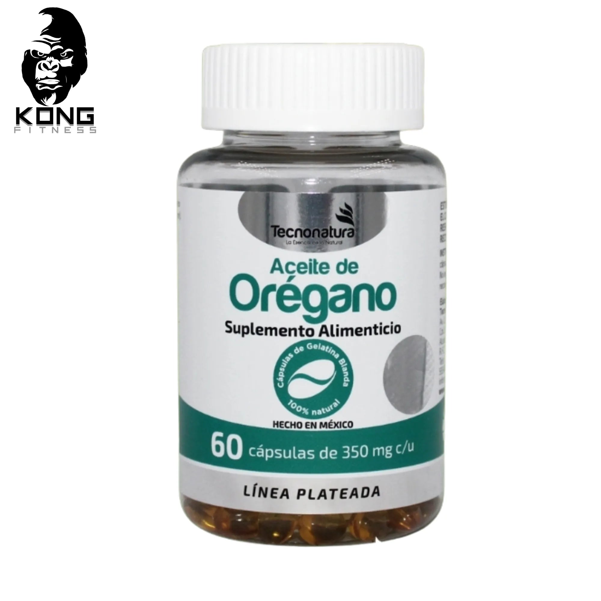 ACEITE DE ORÉGANO 60 CAPS DE 350MG C/U – KONG FITNESS